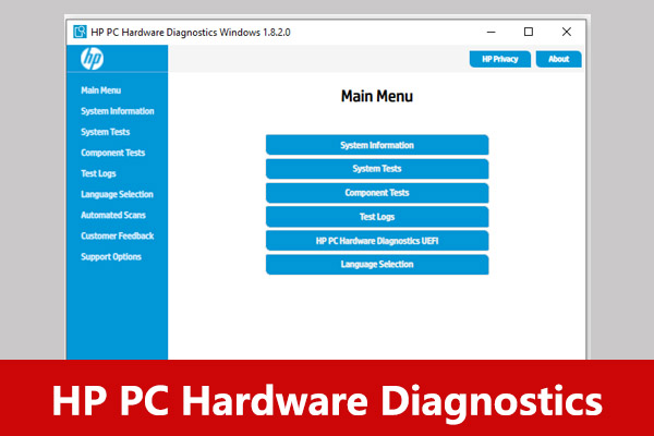 【フルガイド】HP PC Hardware Diagnosticsのダウンロード/インストール/使い方 - MiniTool Partition Wizard