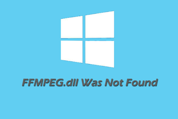 Windows での ffmpeg.dll が見つからないエラーを簡単に修正する