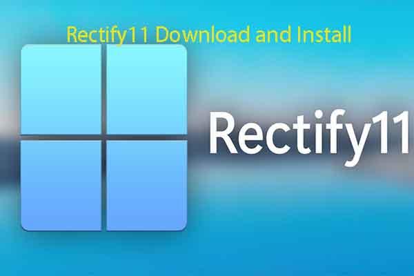 Rectify11 (Redesigned Windows 11) ISOダウンロード＆インストール