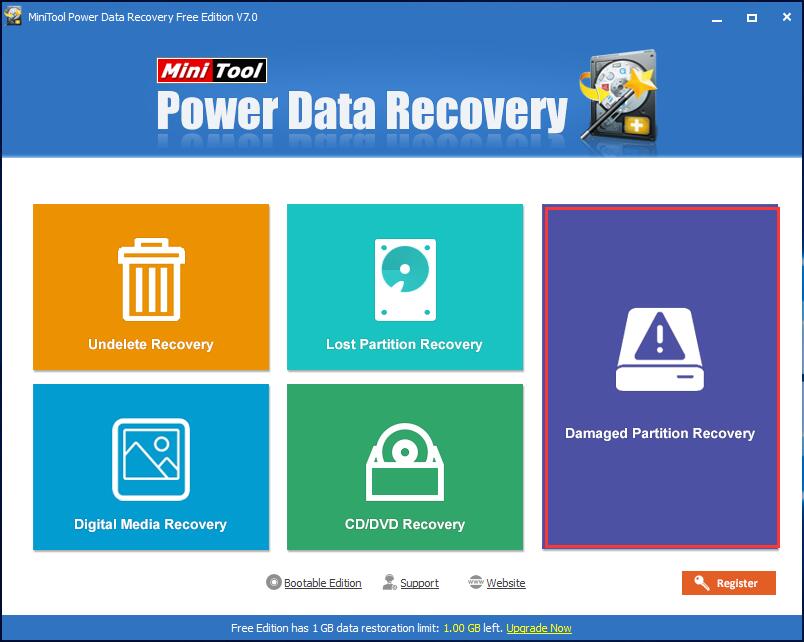 パーティションの消失または損傷後のsdカードのパーティション Minitool Partition Wizard