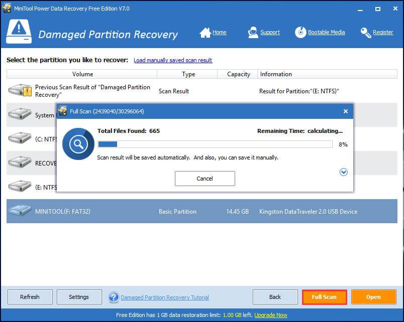 パーティションの消失または損傷後のsdカードのパーティション Minitool Partition Wizard