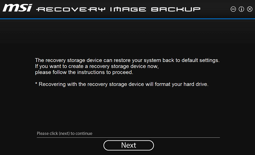 MSI Burn Recoveryを使用してリカバリディスクを作成する方法 - MiniTool Partition Wizard