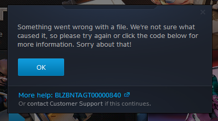 WOWアップデート エラーBLZBNTAGT00000840の原因と対処法 - MiniTool Partition Wizard