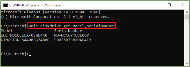 Wmic Diskdrive Get Status Windows Discrepancy In Batch Script Output