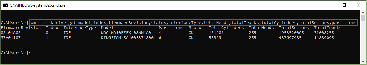 Windows 11/10 でハード ドライブのモデルとシリアル番号を確認する方法 - MiniTool Partition Wizard
